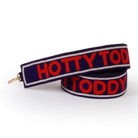 Ole Miss Hotty Toddy Blue And Red Beaded Purse Strap By Desden Desden