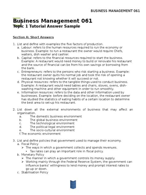Pdf Topic 1 Tutorial Answer Dokumentips