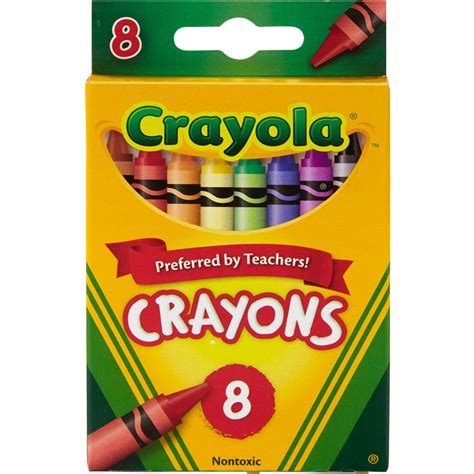 Crayola Crayons Assorted Colors Pack Of 24 Crayons Office Depot