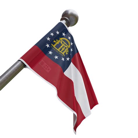 Georgia State Flag Etsy