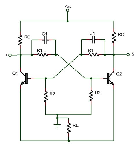 Bistable Multivibrator Using Transistors Ee Diary