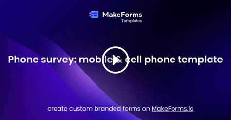 Mobile Phone Usage Survey