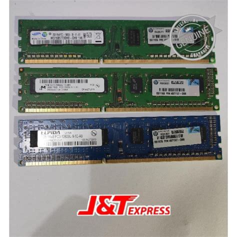 Desktop RAM DDR3 1GB 2GB PC3 PC3L Shopee Malaysia