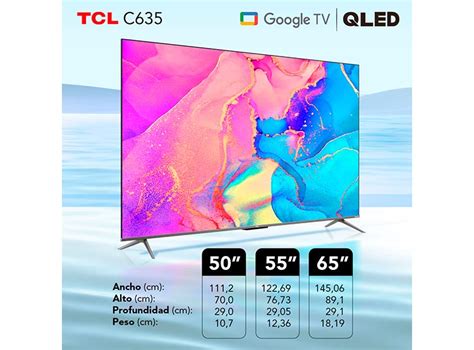 Ripley SMART TV TCL QLED UHD 4K 50 50C635
