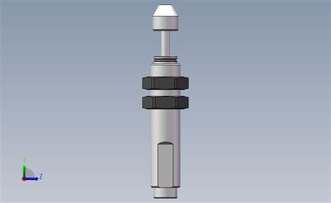 液压缓冲器 SOLIDWORKS 2018 模型图纸下载 懒石网