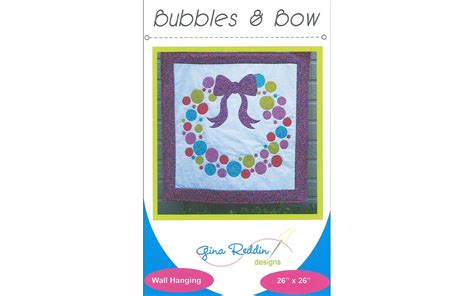 Gina Reddin Designs Bubbles And Bow Ptrn Michaels