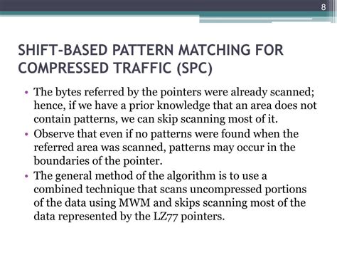 Ppt Shift Based Pattern Matching For Compressed Web Traffic