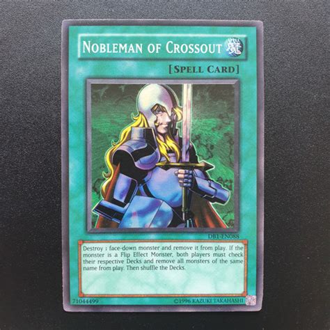 Jual Kartu Yugioh Nobleman Of Crossout Super Rare Db1 En088 Kota