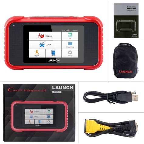 US 179 00 Launch CRP123E OBD2 Code Reader Diagnostic Scanner Support Engine ABS Airbag SRS