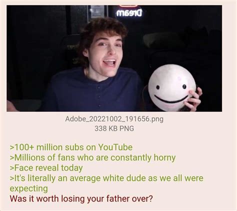 Dreamfacereveal Rgreentext