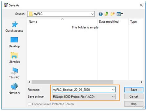 How To Create A Plc Backup For A Controllogix Controller