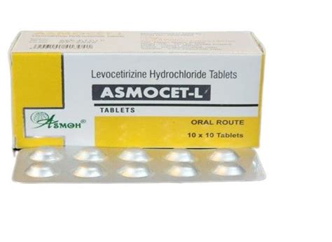 Asmocet L Levocetirizine 5mg Asmoh Box100tab បាយមេដ ខេមបូឌា
