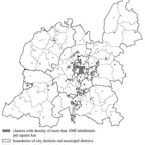 Definition Of The Urbanized Agglomeration Area Download Scientific