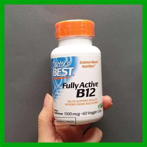 Promo Doctor Best Fully Active B12 1500mcg 60 Capsule B 12 1500 Mcg Diskon 33 Di Seller Aninda