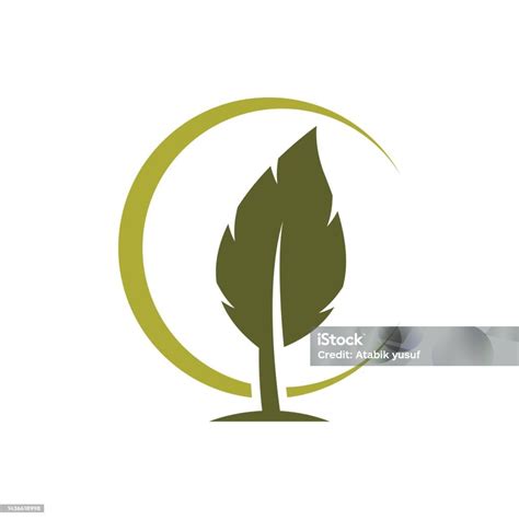 Desain Gambar Logo Pohon Ilustrasi Stok Unduh Gambar Sekarang Alam