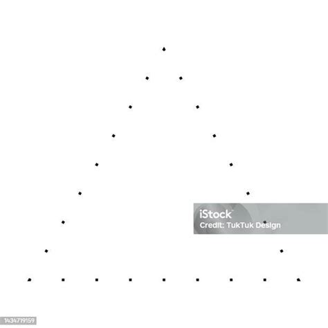 삼각형 모양 점선 아이콘 벡터 기호 창조적 인 그래픽 디자인 Ui 요소 0명에 대한 스톡 벡터 아트 및 기타 이미지 0명 개념 개념과 주제 Istock
