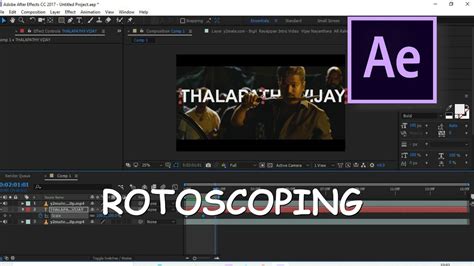Rotoscoping For Beginners In After Effects Youtube