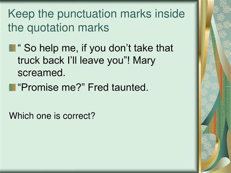PPT Punctuating Dialogue PowerPoint Presentation Free Download ID 545848