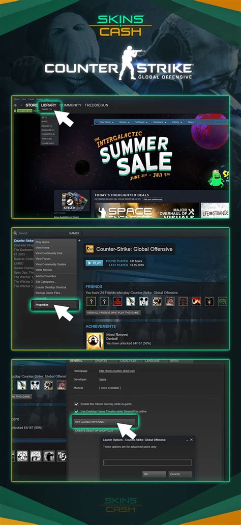 Csgo Launch Options The Way Of Pro Players Skinscash Blog
