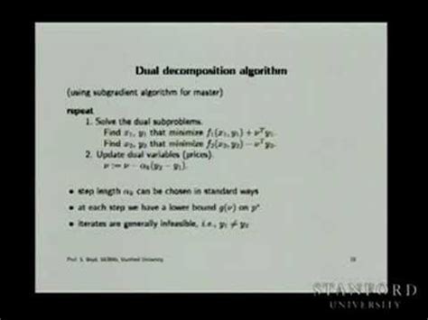 Lecture Convex Optimization II Stanford YouTube