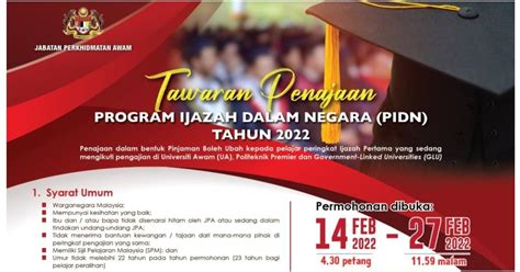 Pidn Jpa 2022 Semakan Keputusan Tajaan Sesi September 2022