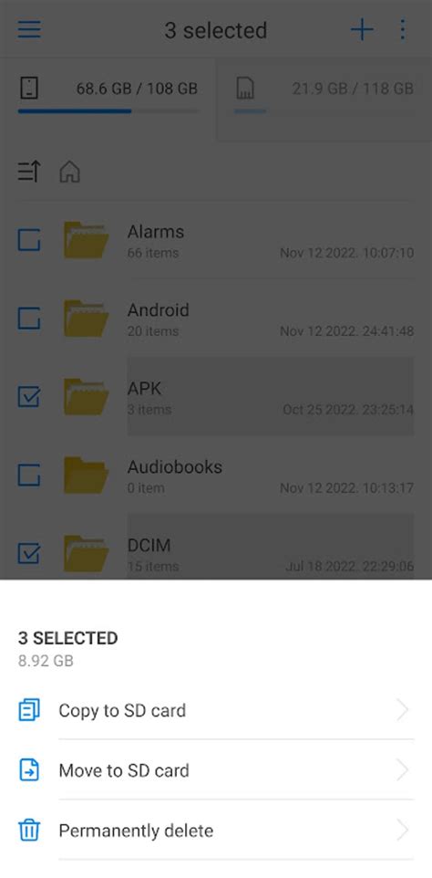 SD File Transfer Move Files To SD Card Or Phone APK Para Android