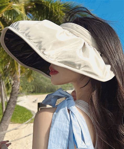 3컬러 롤업 와이어 썬캡 햇빛 자외선 차단 헤어밴드 동남아 휴양 바닷가 여행 모자 가리개 썬가드 썬바이저 농사 버킷햇 챙넓은