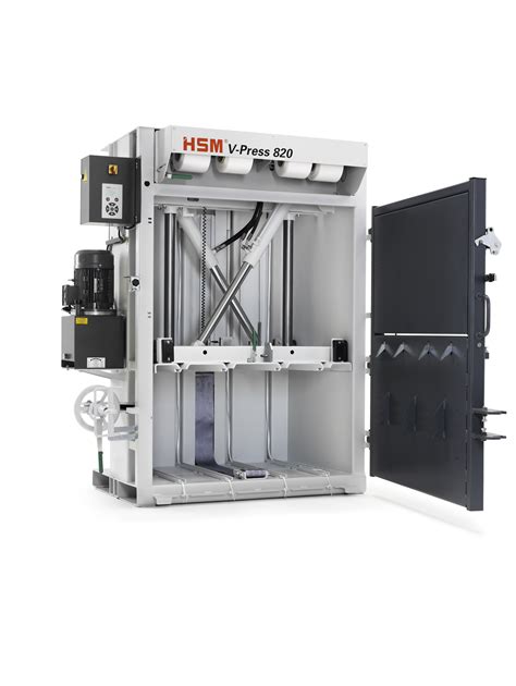 HSM V Press 820 Plus Vertical Baling Presses Compressing Product Range HSM