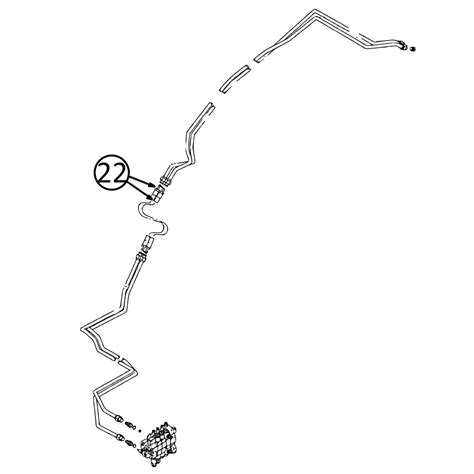 Case 580l Hose Pivot Loader Clam Cylinders Hw Part Store