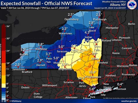 Upstate NY Weather See New Snowfall Forecast As Weekend Storm