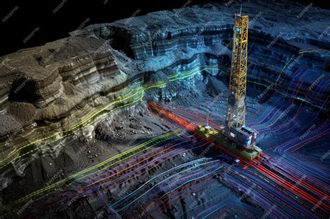 premium photo optimizing downhole sensor deployment ar generative ai