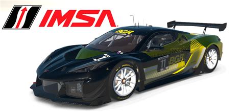 Imsa Bgr Black Chevrolet Corvette Z06 Gt3r By Jair Roberto Trading Paints