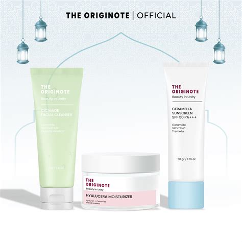 The Originote Bundle Basic Skincare Facial Wash Moisturizer