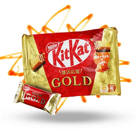 Kit Kat Gold Salted Caramel Pack Candybar By Snackcrate