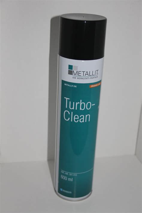 Turbo-Clean Metallit, Bremsenreiniger ACETON-FREI, 600ml Dose - FJ-TEC ...