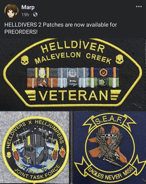 Go Get Your Helldiver Vet Patches Rhelldivers