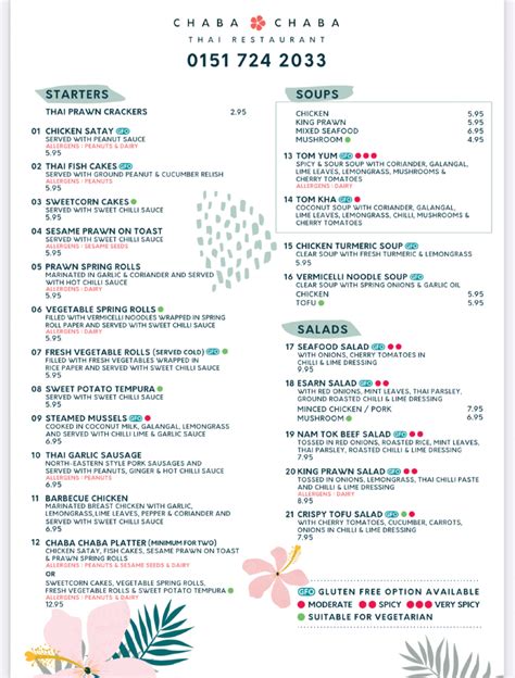 Chaba Chaba Full Menu Online