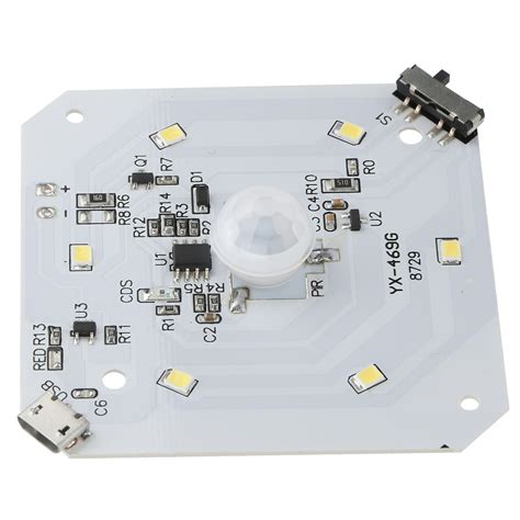 Control De Tablero De Lámpara Integrado Recargable Sensor Infrarrojo