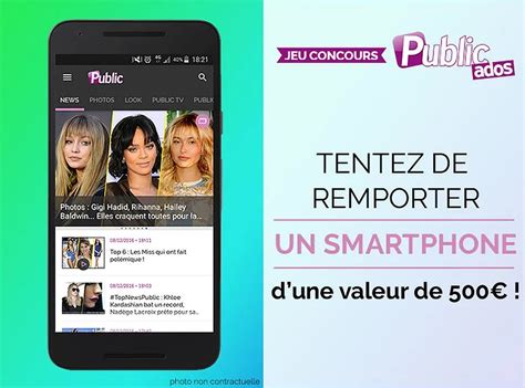 Jeu Concours Remportez Un Smartphone Dune Valeur De 500€ Public
