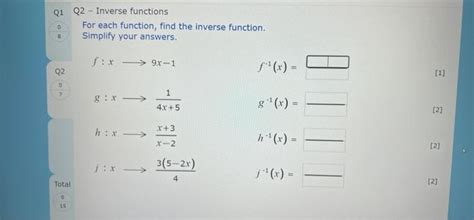 Solved Q Q Using Functions If Find Q Total Chegg Com