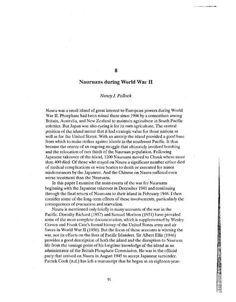Pdf Nauruans During World War Ii Dokumen Tips
