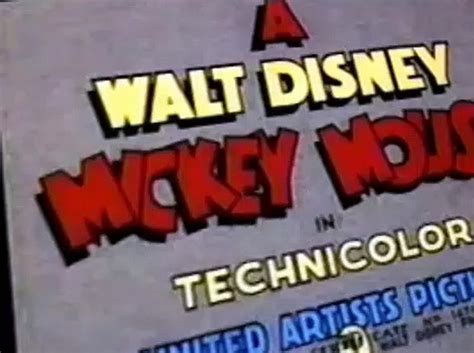 Mickey Mouse Sound Cartoons 1936 Mickeys Rival Video Dailymotion