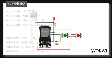 Labo7 1 Webserver Arduino Wokwi ESP32 STM32 Arduino Simulator