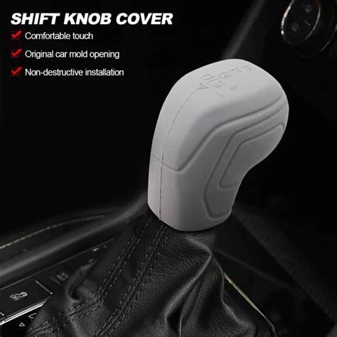 Bc 1pc Car Manual Automatic Auto Silicone Gear Shift Knob Cover Non