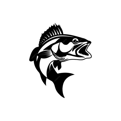 Premium Vector Bass Fish Vector