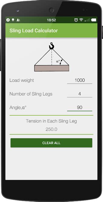 Sling Load Calculator Apk For Android Download