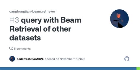 Query With Beam Retrieval Of Other Datasets · Issue 3 · Canghongjian