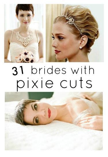 Wedding Hairstyles Pixie Haircut Short Wedding Hair