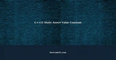 Static Assert Value Constant With C11