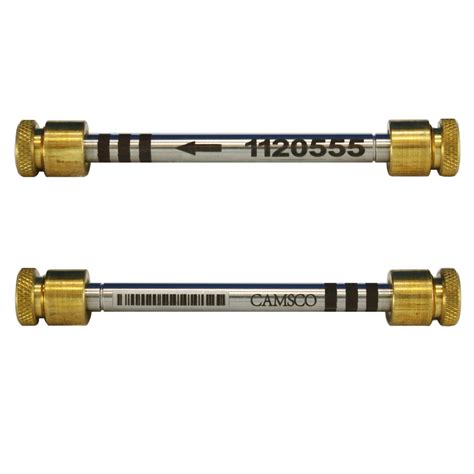 14 X 35 Stainless Steel Tube Brass Analytical Caps Camsco